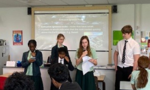 Bourne Grammar School - Year 8 'no pens day'